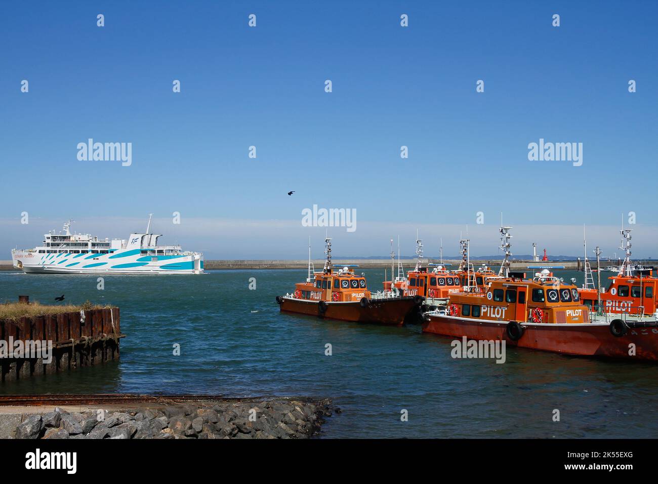 Irago, Aichi, Japan, 2022/24/09 - Isewan ferry. The Ise-wan Ferry, or ...