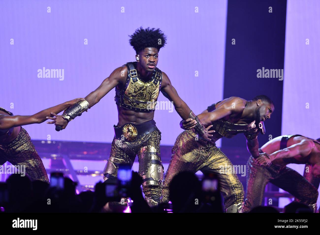 MIAMI, FL - OCTORBER 04: Lil Nas X, performs live on stage during the ...