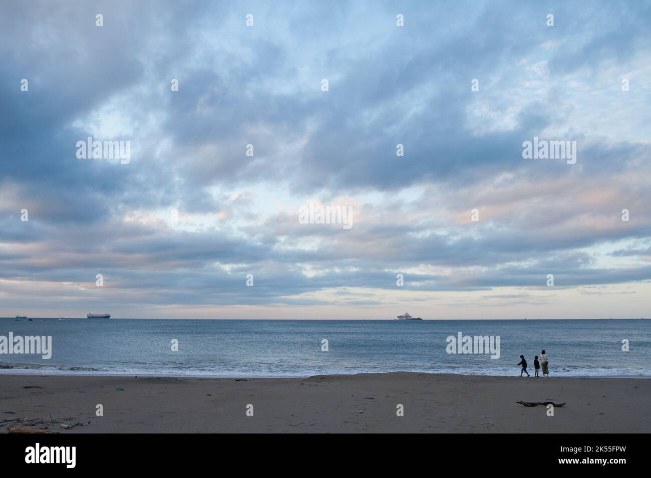 Irago, Aichi, Japan, 2022/24/09 - Kamishima island seen from cape Irago ...