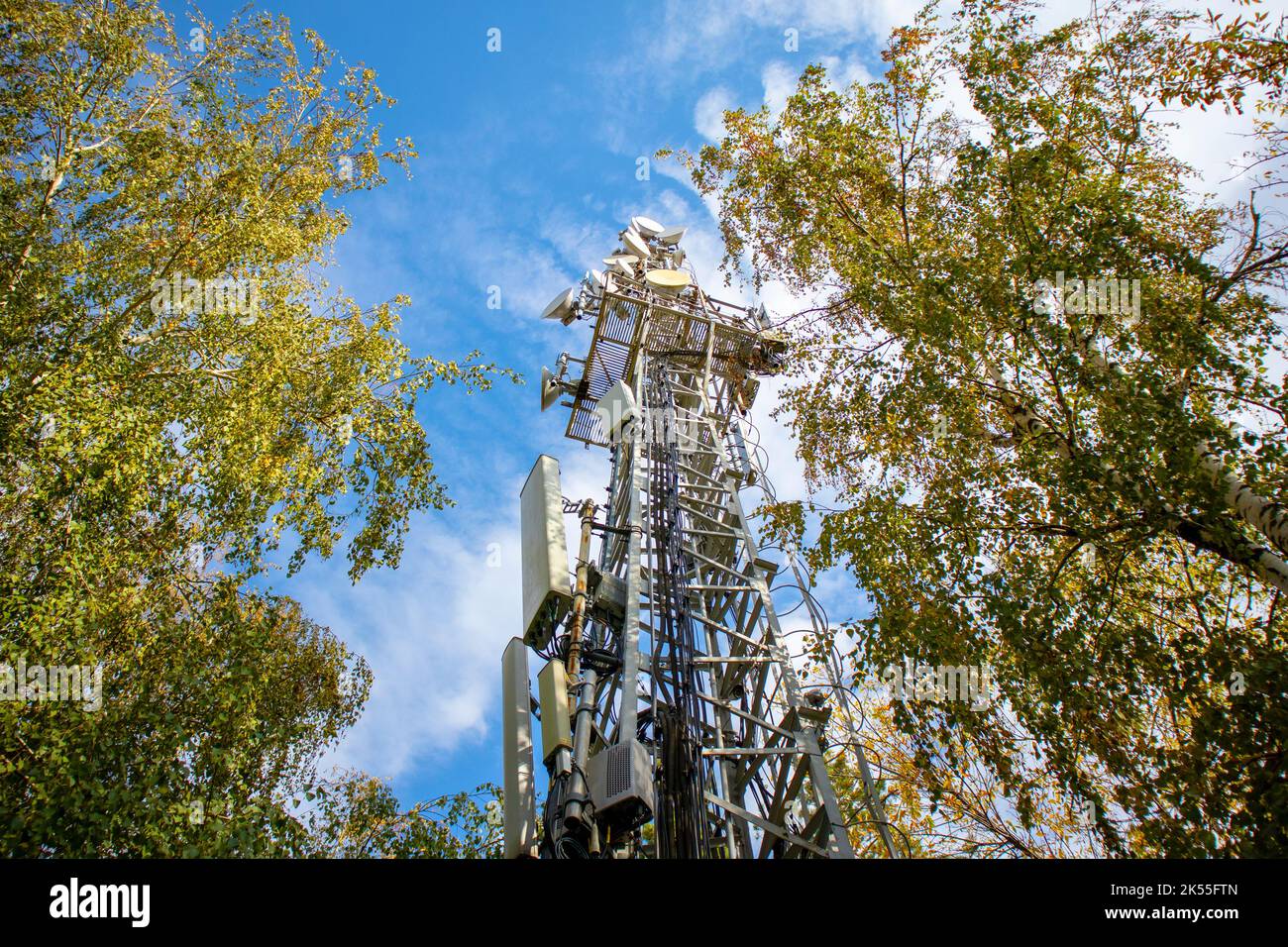 Aerial view tallest tv tower hi-res stock photography and images - Alamy