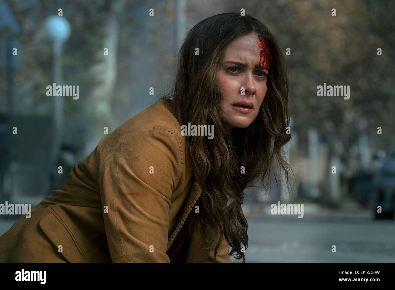 SARAH PAULSON in BIRD BOX (2018), directed by SUSANNE BIER. Credit: NETFLIX / Album Stock Photo ...