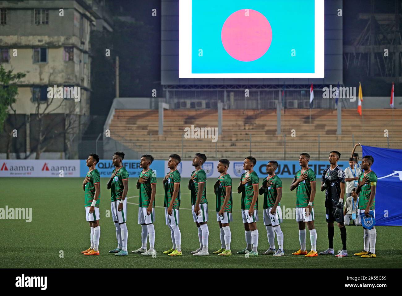 Bangladesh U-17 National Football Team who takes part at the AFC U-17 ...