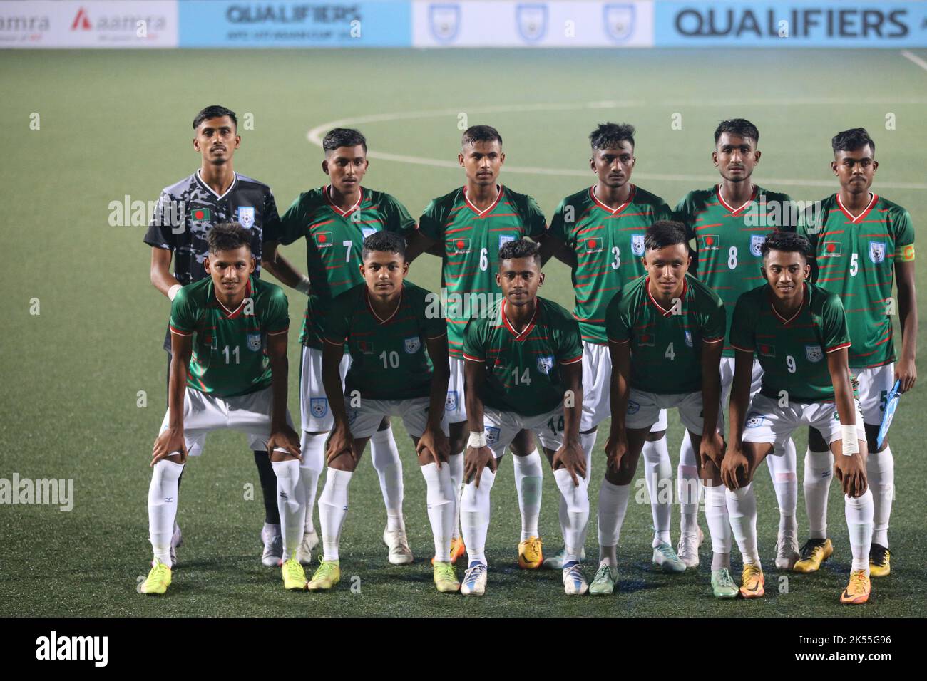 Bangladesh U-17 National Football Team who takes part at the AFC U-17 ...