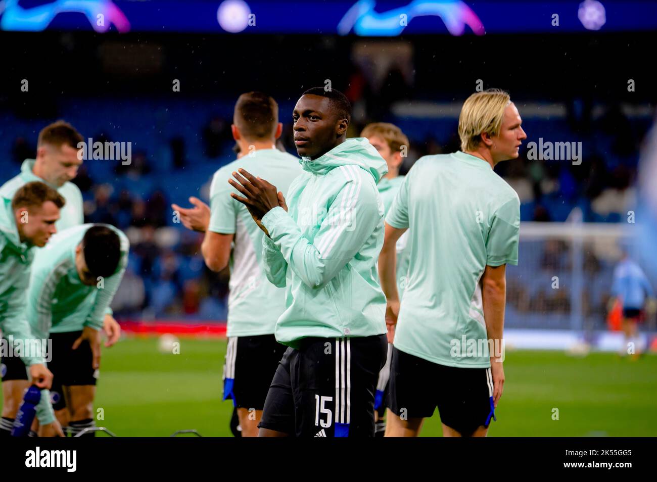 Manchester, UK. 05th Oct, 2022. Mohammed Daramy (15) of FC Copenhagen ...