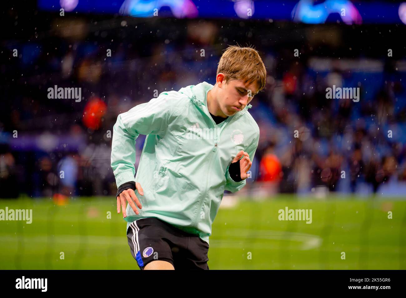 Manchester, UK. 05th Oct, 2022. Isak Johannesson (8) of FC Copenhagen ...
