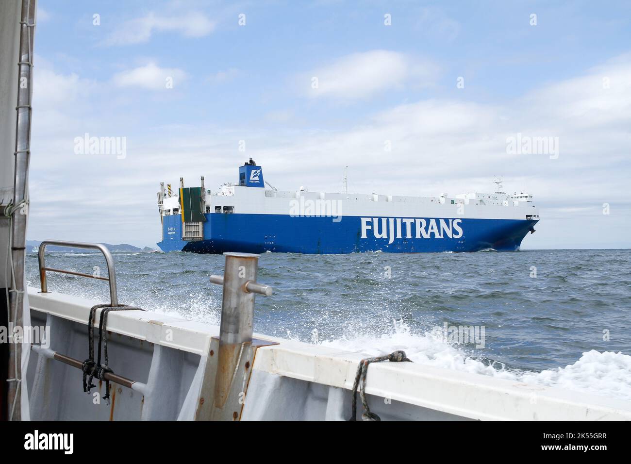 Irago, Aichi, Japan, 2022/24/09 - Fujitrans vessel at Cape Irago Stock ...
