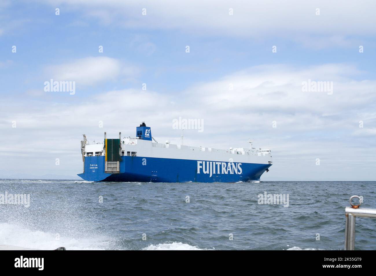 Irago, Aichi, Japan, 2022/24/09 - Fujitrans vessel at Cape Irago Stock ...