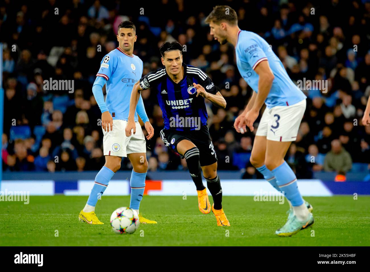 Manchester, UK. 05th Oct, 2022. Marko Stamenic (35) of FC Copenhagen ...