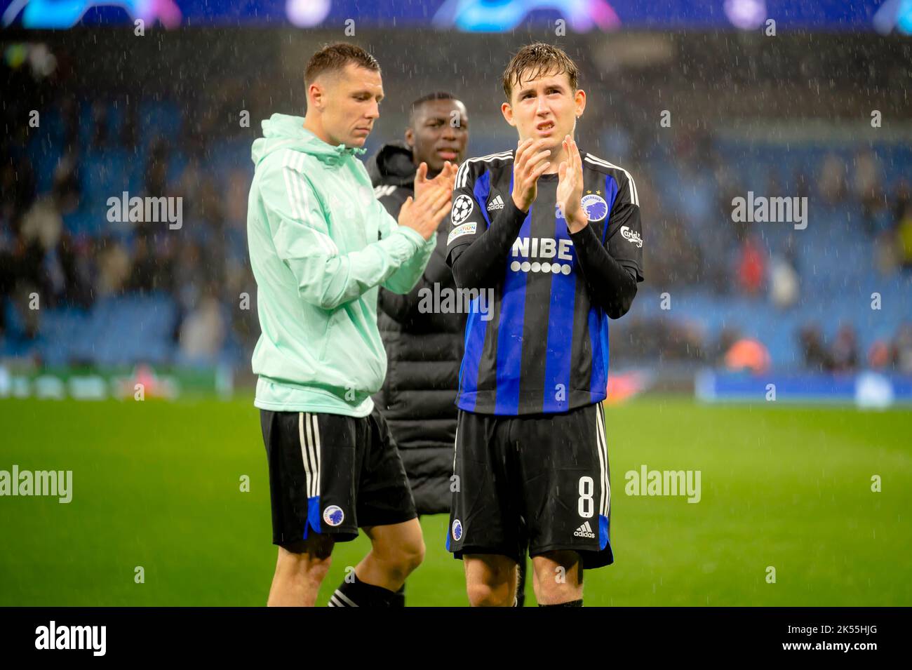 Manchester, UK. 05th Oct, 2022. Isak Johannesson (8) of FC Copenhagen ...