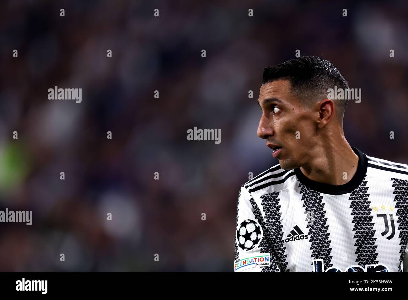 Turin, Italy. 05/10/2022, Angel Di Maria of Juventus Fc looks on during ...