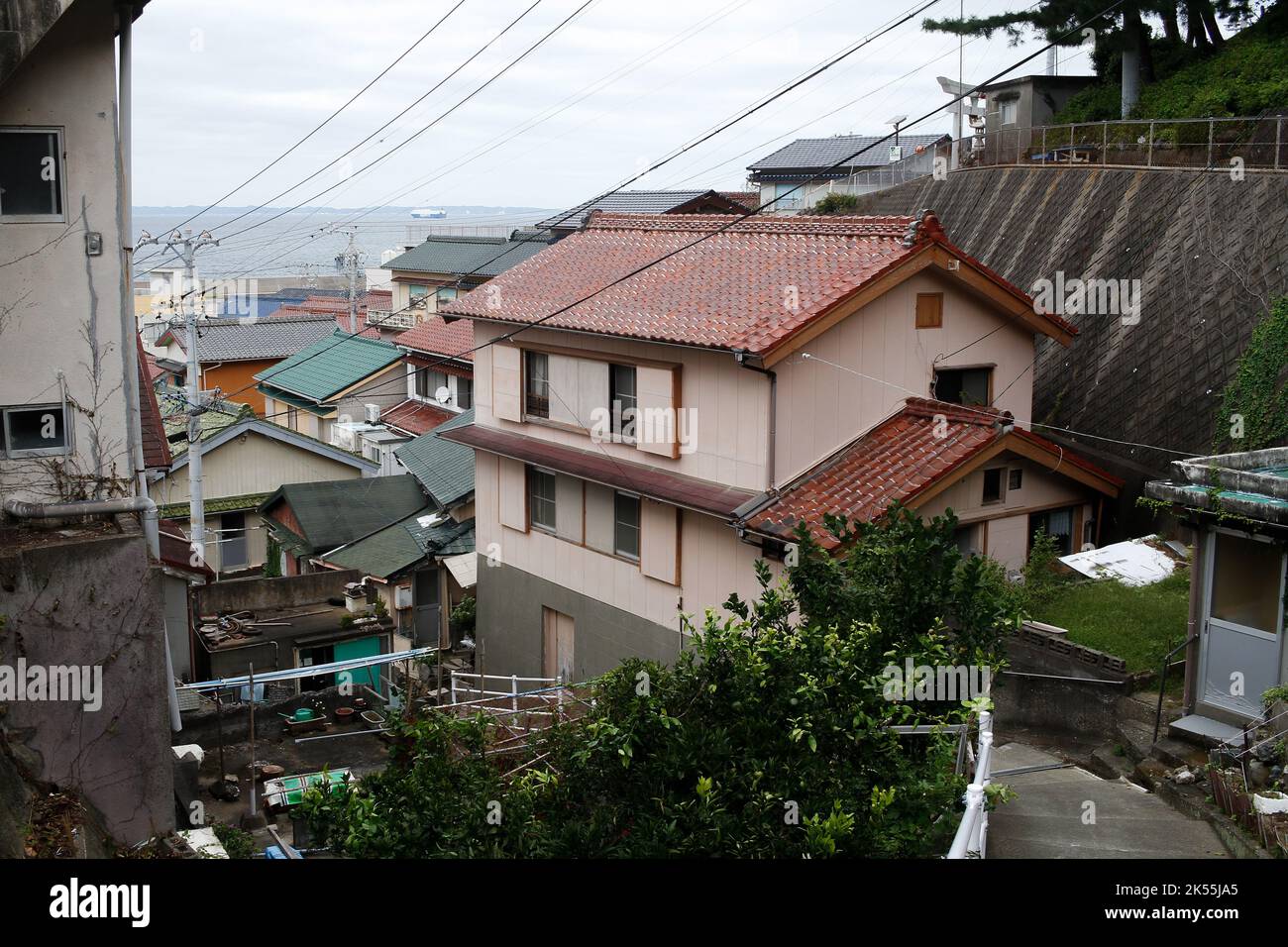 Irago, Aichi, Japan, 2022/24/09 - Streets of Kamishima island. Yukio ...