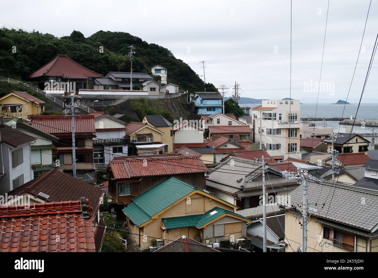 Irago, Aichi, Japan, 2022/24/09 - Kami-shima is an inhabited island ...