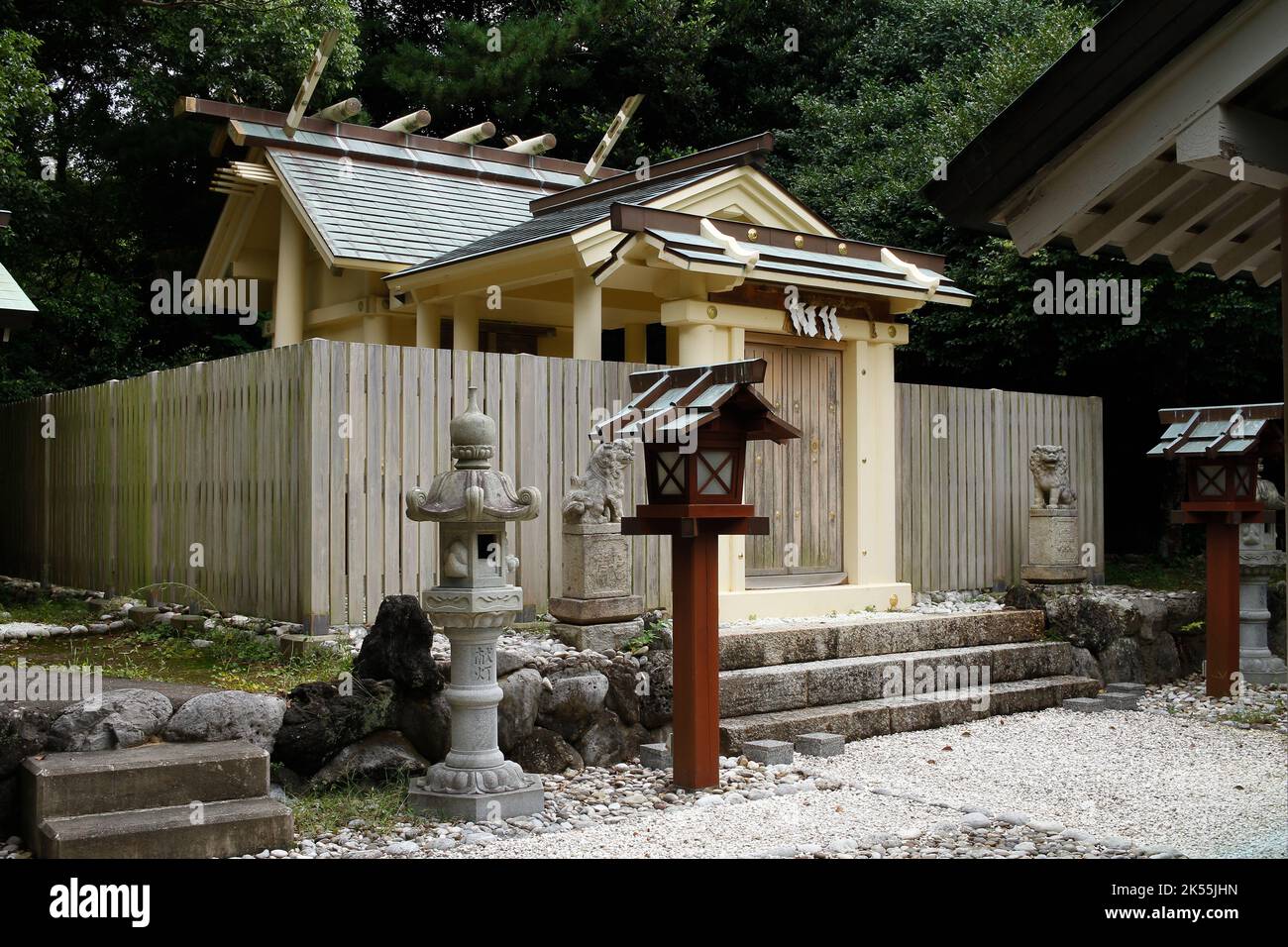 Irago, Aichi, Japan, 2022/24/09 - Shrine at Kamishima island. Kami ...