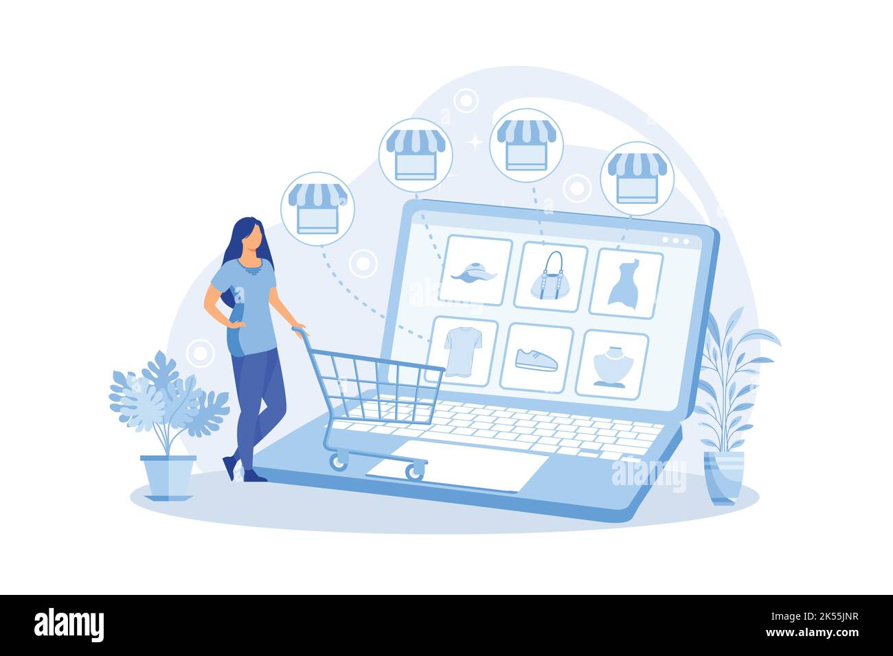 Market niche vector vectors Cut Out Stock Images & Pictures - Alamy