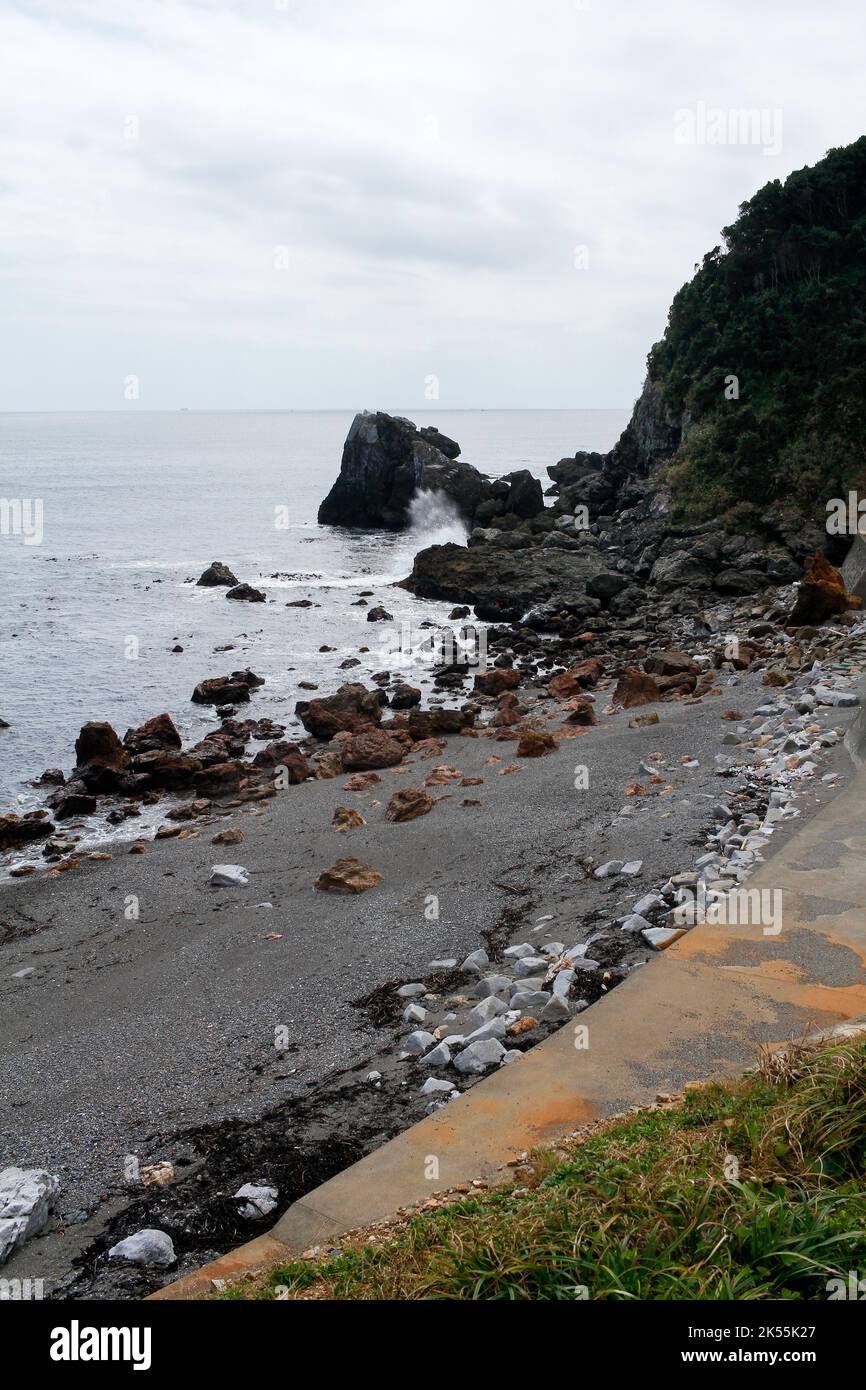 Irago, Aichi, Japan, 2022/24/09 - Kami-shima is an inhabited island ...