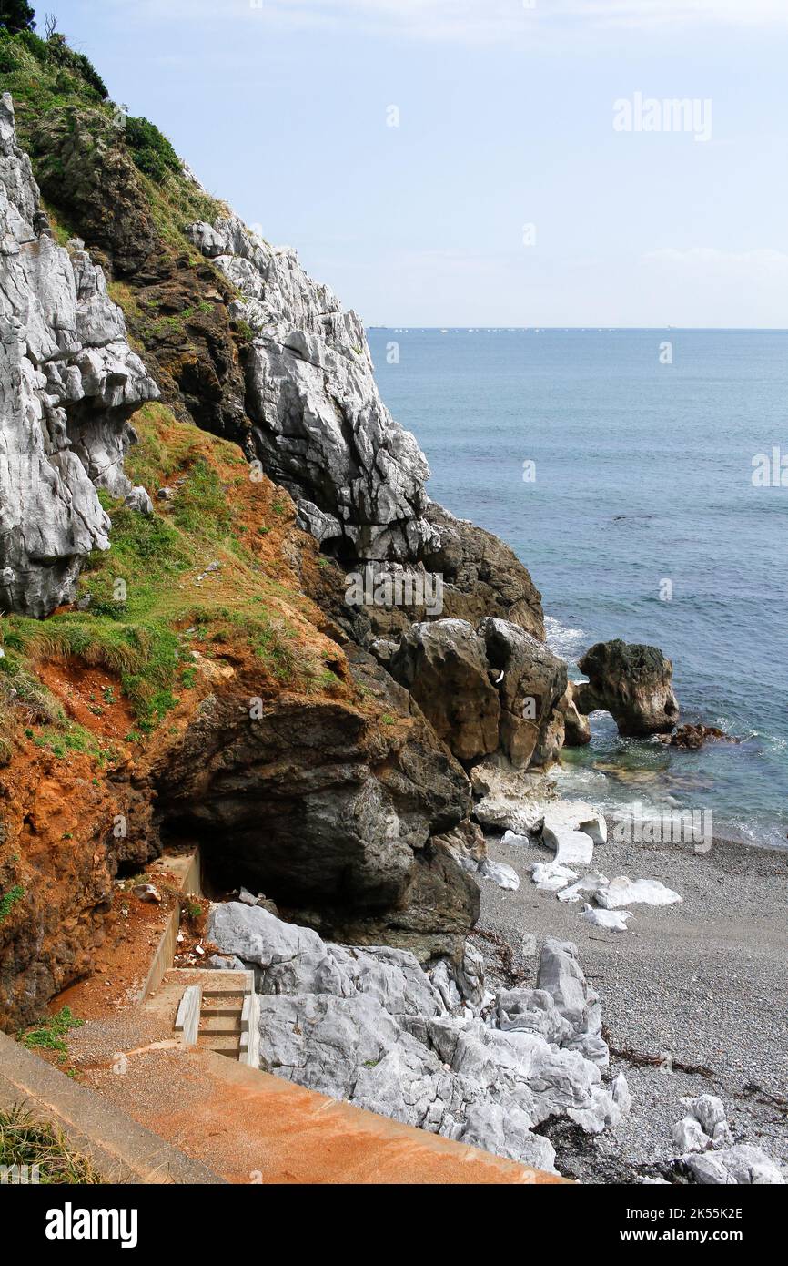 Irago, Aichi, Japan, 2022/24/09 - Kami-shima is an inhabited island ...