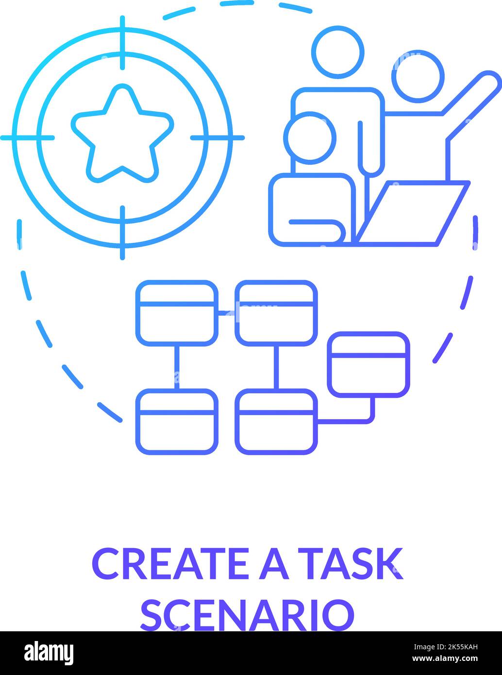 Create task plan blue gradient concept icon Stock Vector Image & Art ... Create task plan blue gradient concept icon Stock Vector Image & Art ...