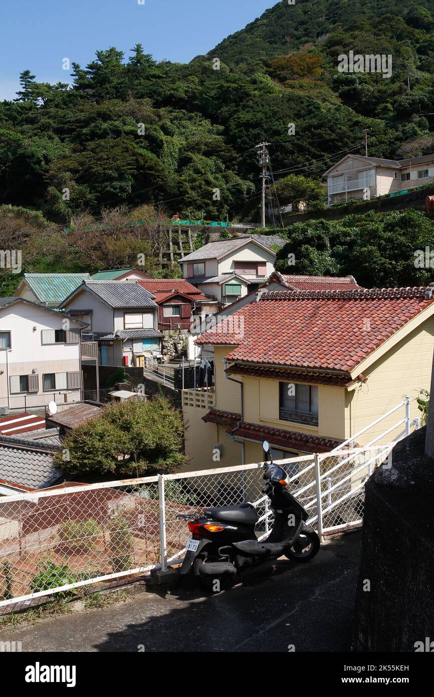 Irago, Aichi, Japan, 2022/24/09 - Kami-shima is an inhabited island ...