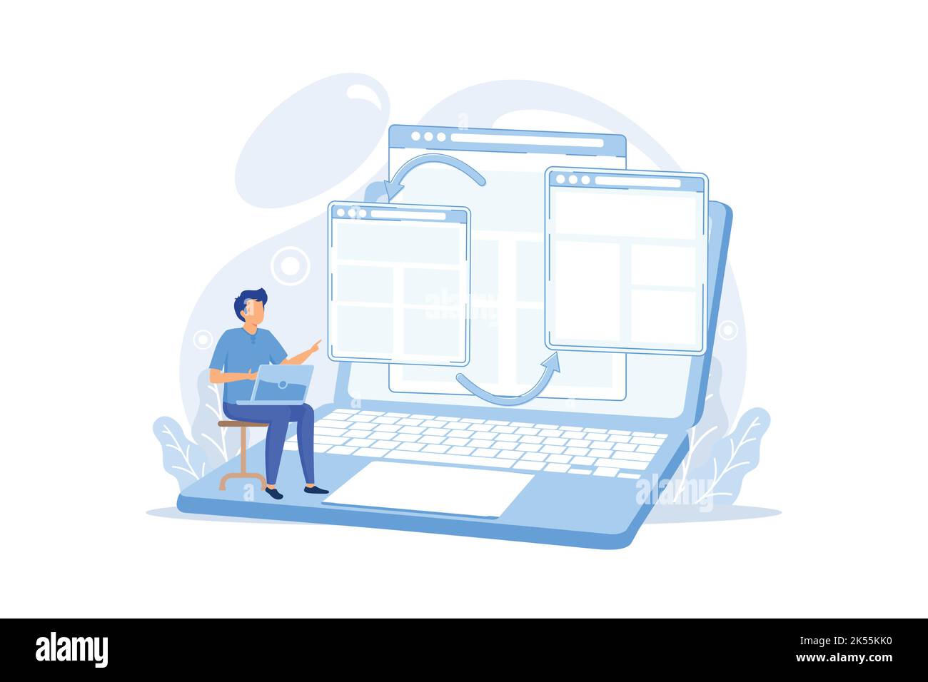 Microsites abstract Corporate website, web development service, mobile ...