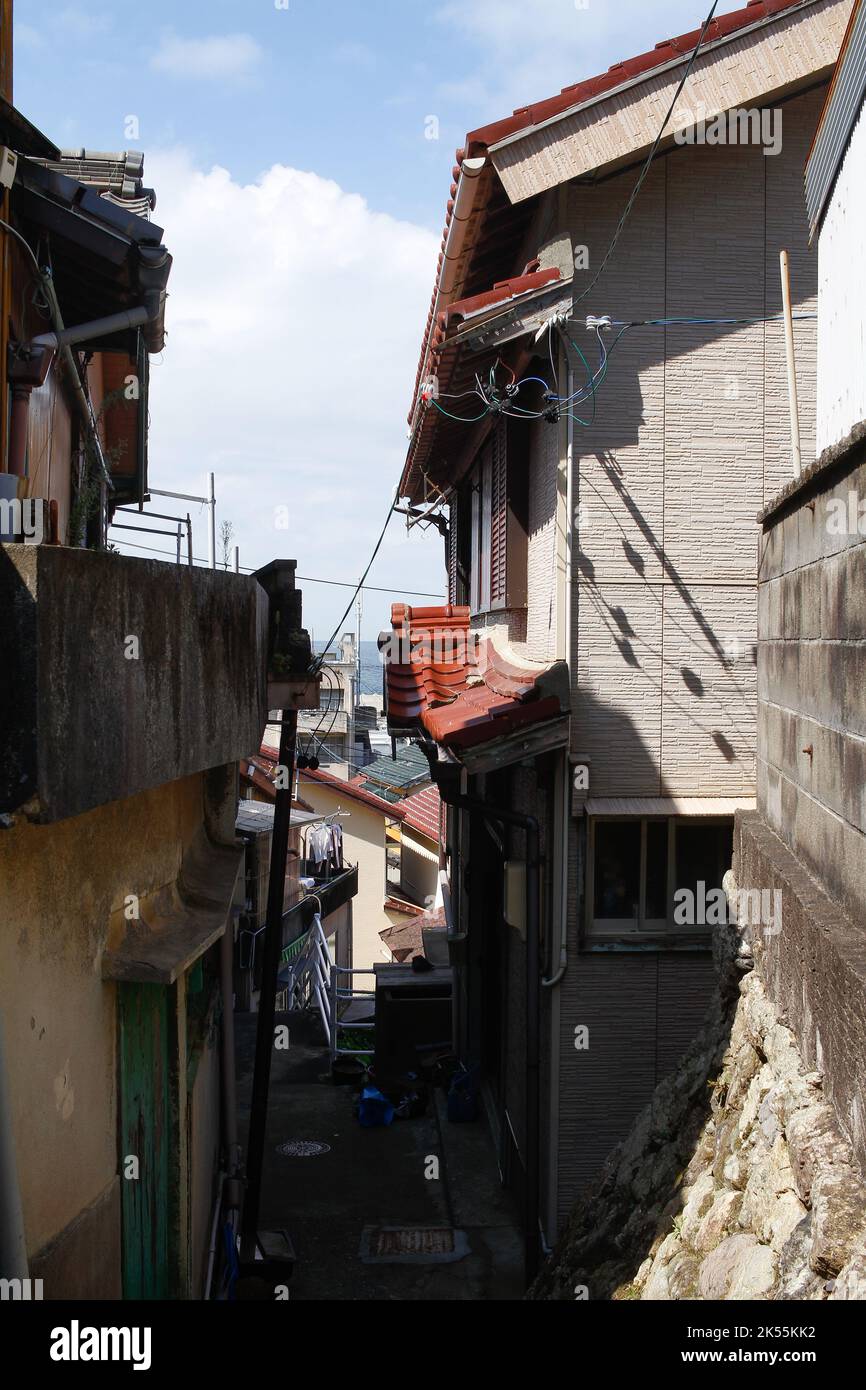Irago, Aichi, Japan, 2022/24/09 - Streets of Kamishima. Kami-shima is ...