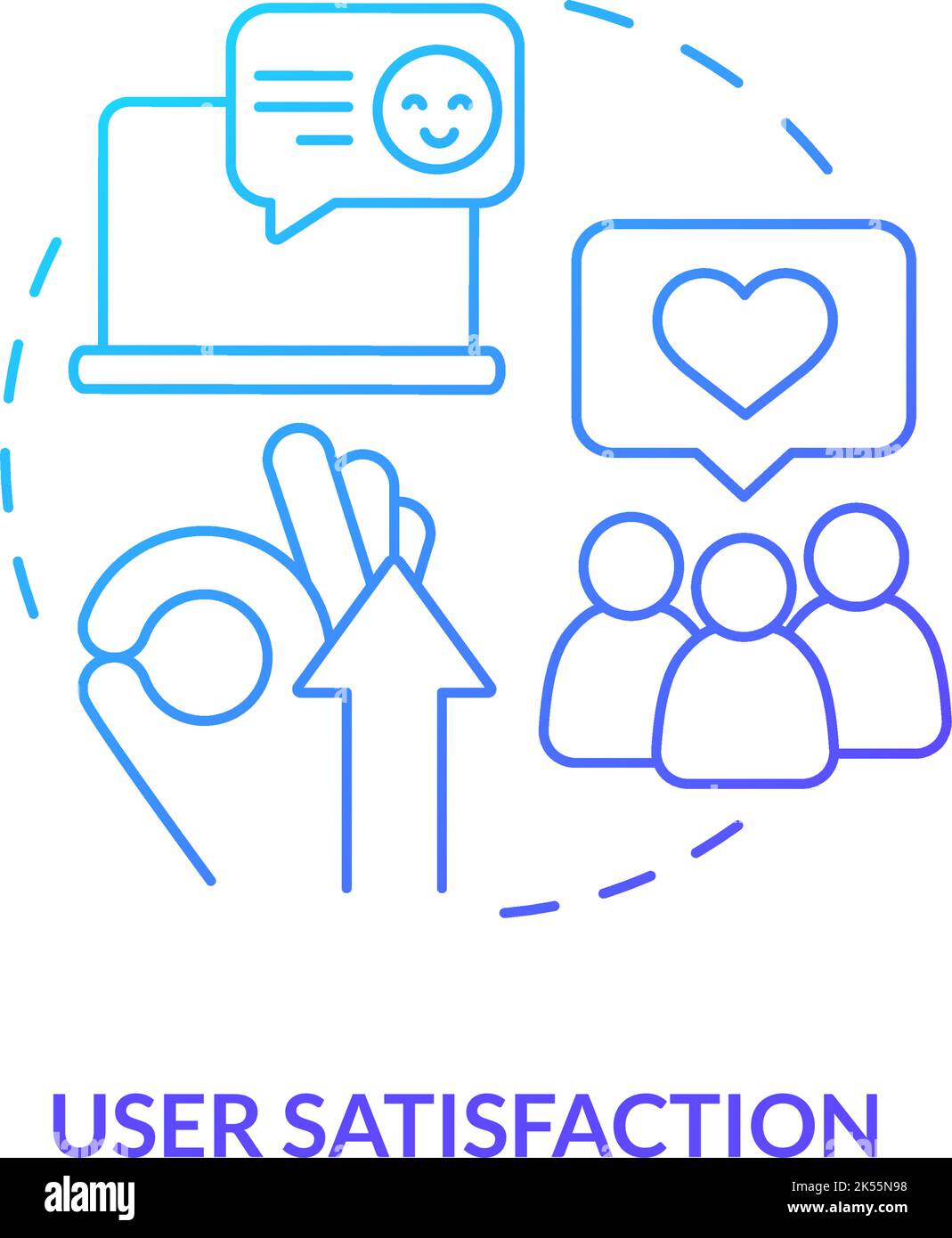 Improve customer satisfaction Stock Vector Images - Alamy