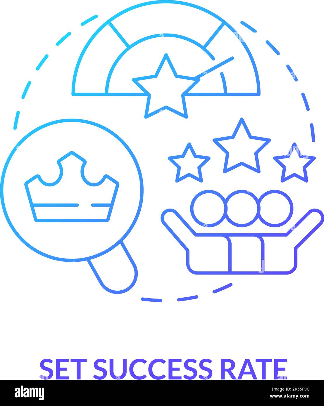 Set gradient circle percentage Cut Out Stock Images & Pictures - Alamy