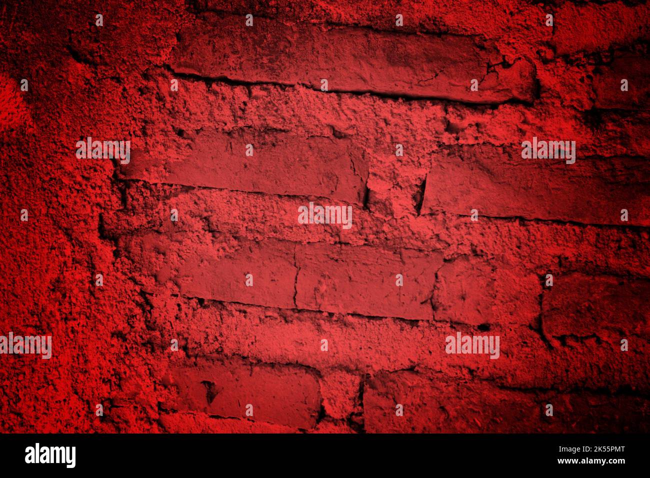 A dark red grunge wall texture background Stock Photo - Alamy