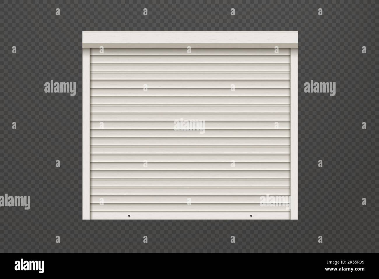 Closed aluminum shutter building Stock Vector Images - Alamy
