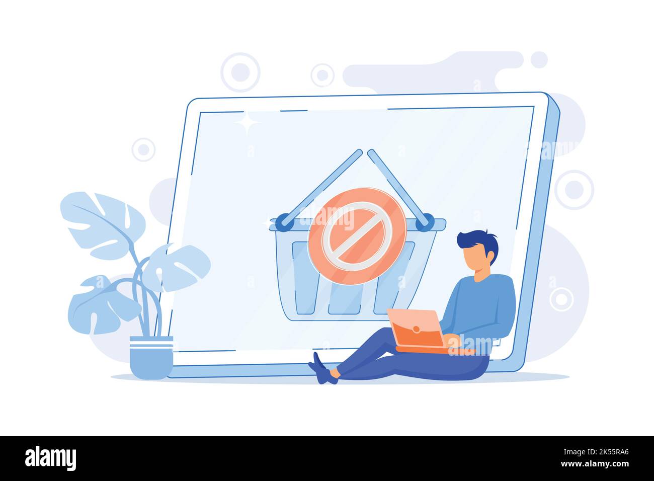 Customer placing order Stock Vector Images - Alamy