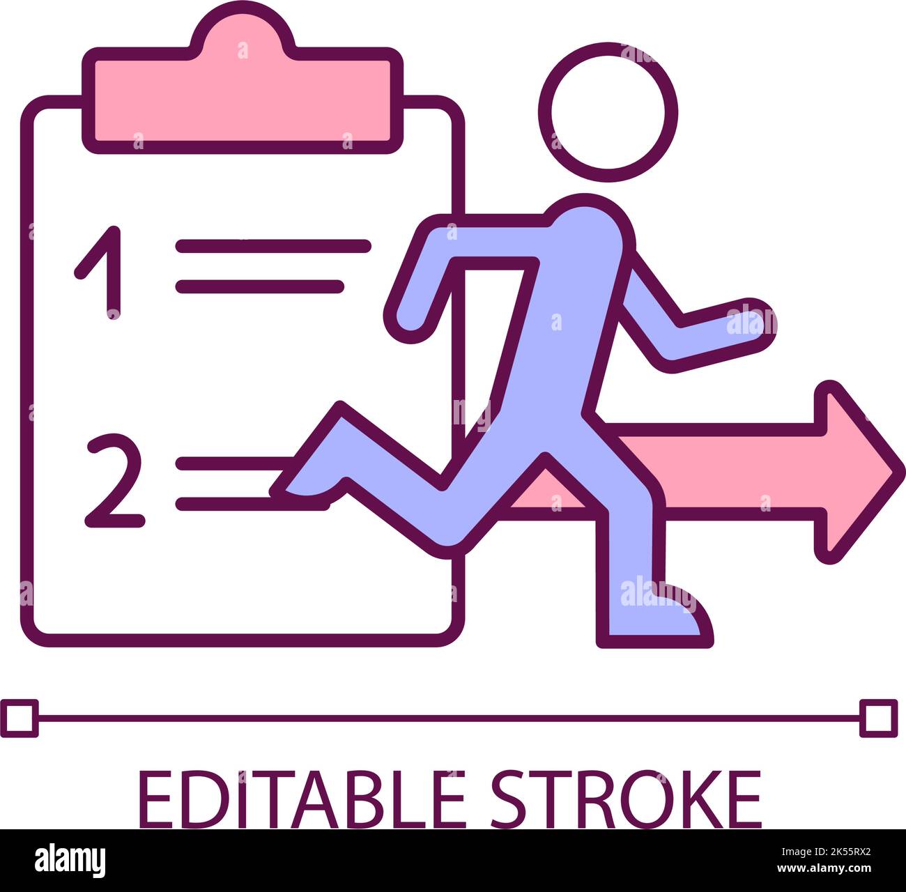 Work and responsibilities Stock Vector Images - Alamy