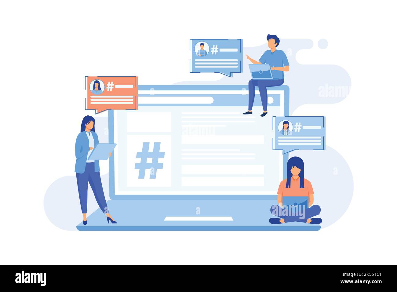 Microblogging marketing service, social media content, quick audience ...