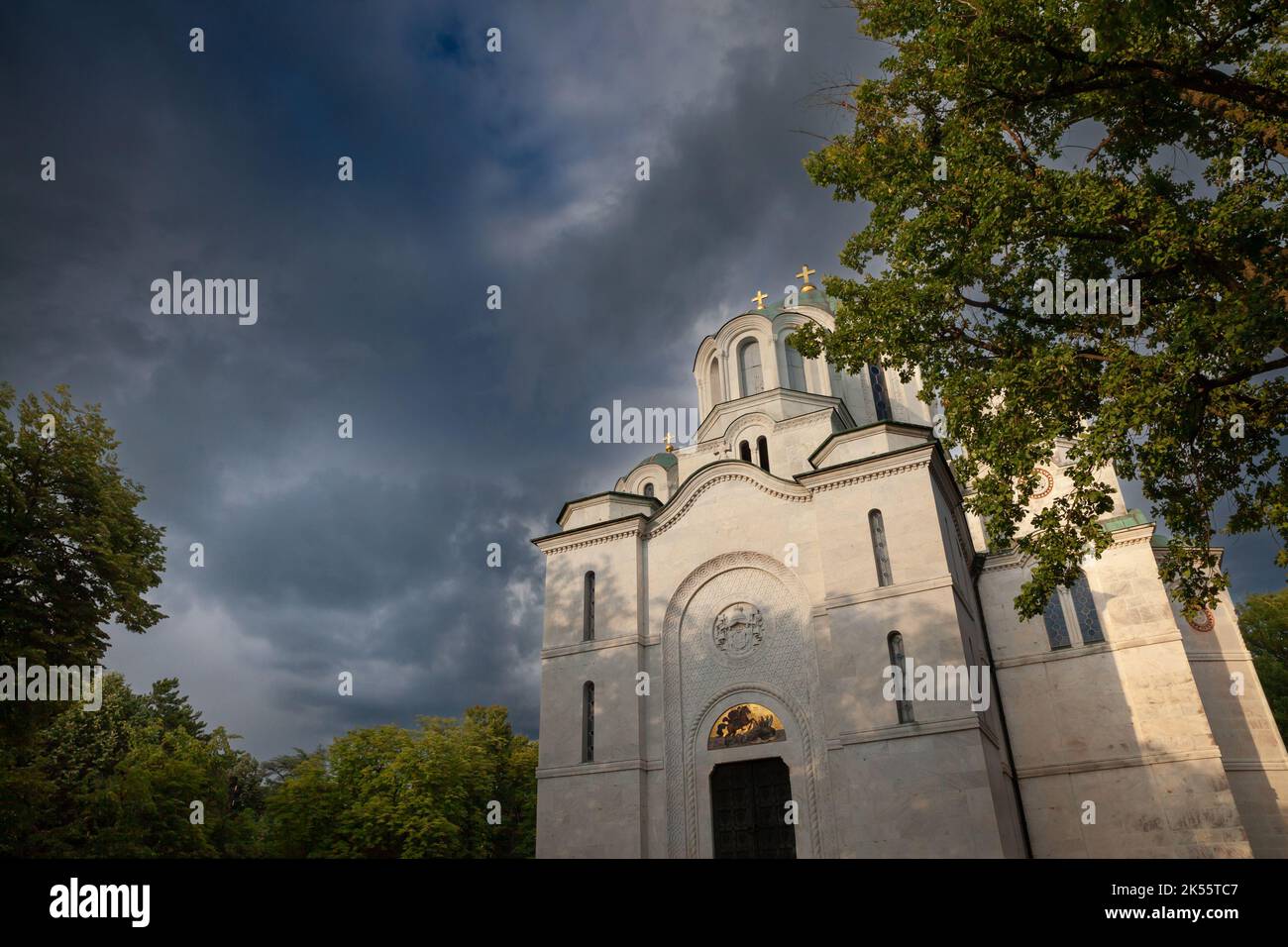 Saint George's Church Oplenac, is the mausoleum of the Serbian and ...