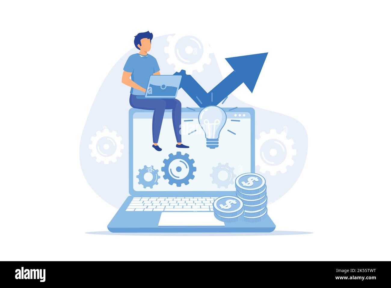 Digital sales platform vector vectors hi-res stock photography and ...