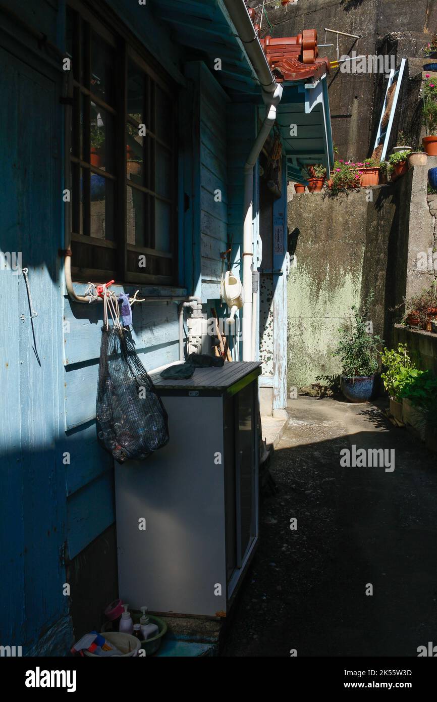 Irago, Aichi, Japan, 2022/24/09 - Streets of Kamishima. Kami-shima is ...