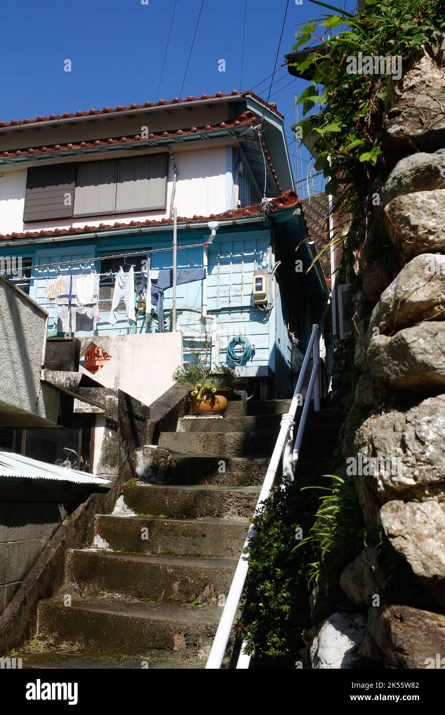 Irago, Aichi, Japan, 2022/24/09 - Streets of Kamishima. Kami-shima is ...