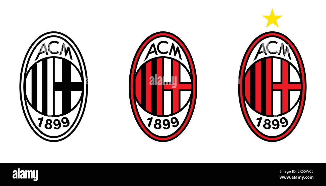 Ac Milan Escudo Vector