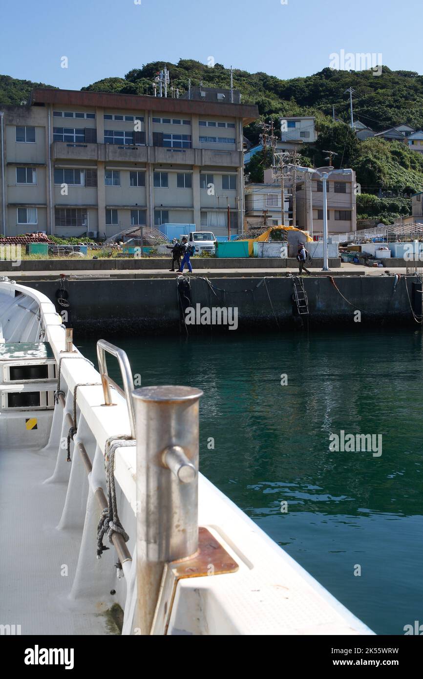 Irago, Aichi, Japan, 2022/24/09 - Port of Kamishima island. Kami-shima ...