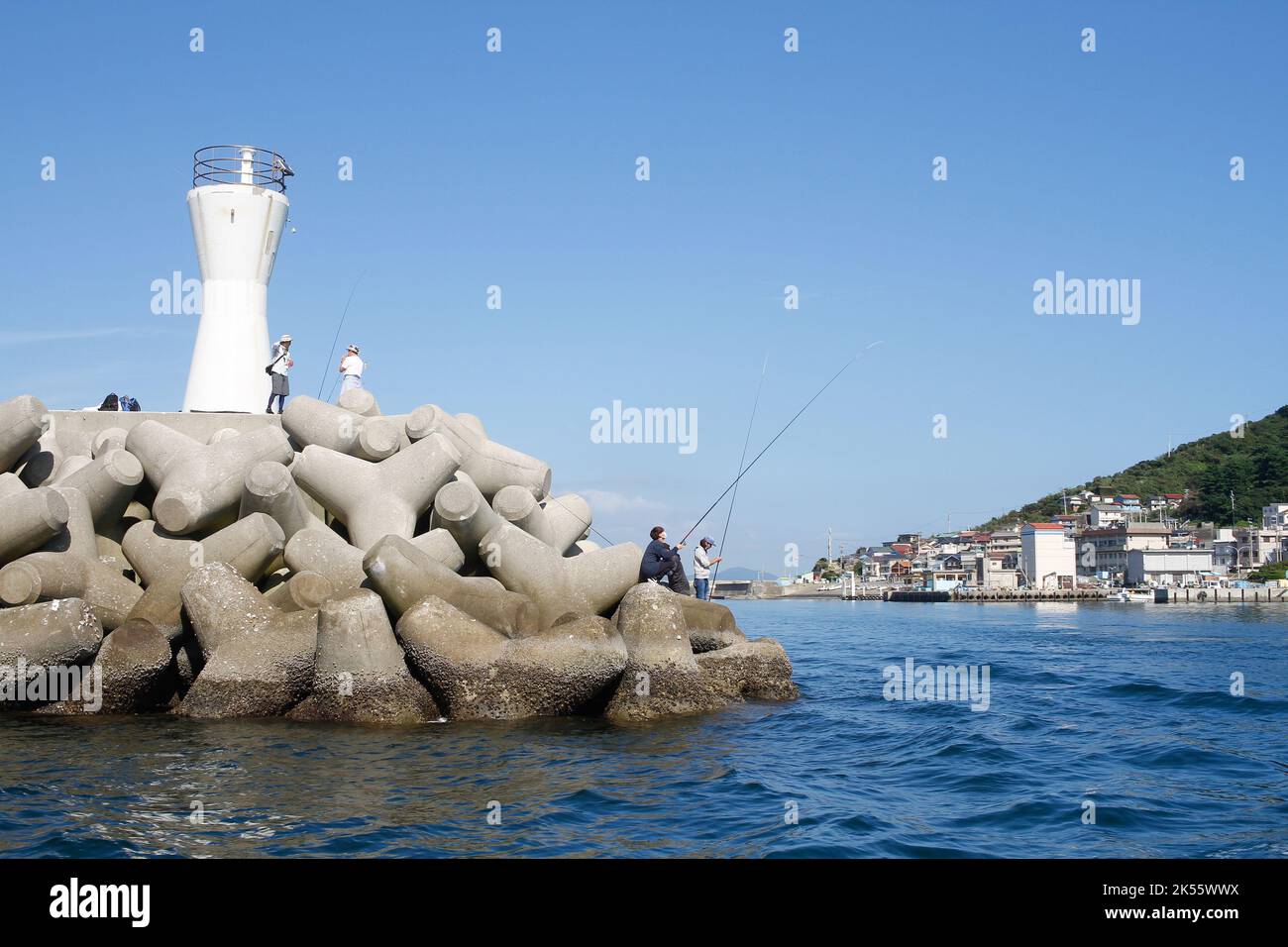Irago, Aichi, Japan, 2022/24/09 - Kami-shima is an inhabited island ...