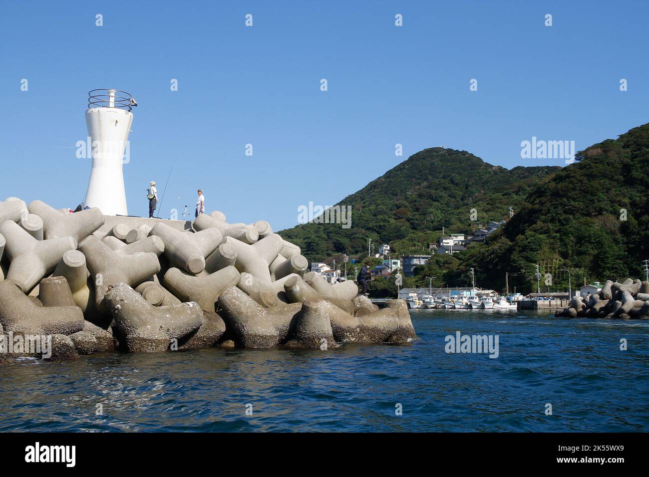 Irago, Aichi, Japan, 2022/24/09 - Kami-shima is an inhabited island ...