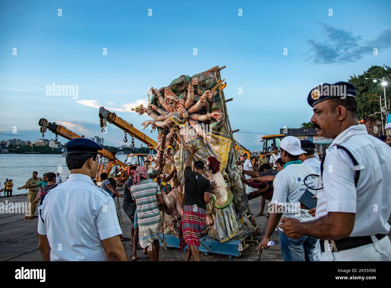 Kolkata, West Bengal, India. 6th Oct, 2022. Different moments of ...