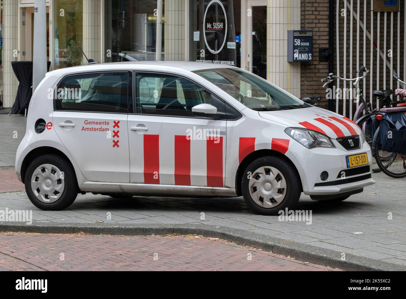 Gemeente Amsterdam Company Car At Amsterdam The Netherlands 3-10-2022 ...