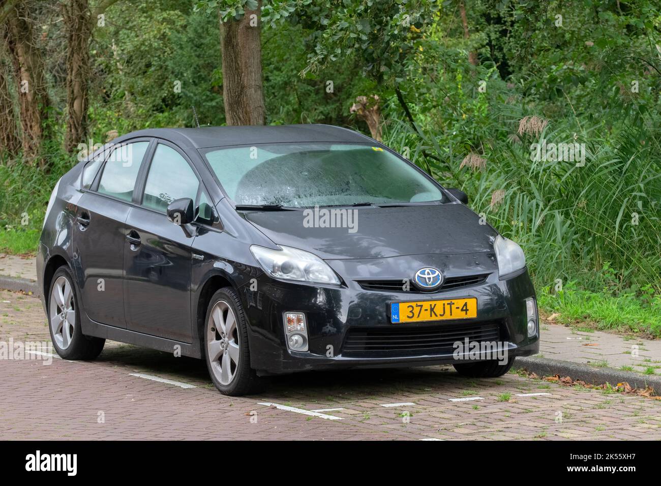 Toyota prius hybrid side view hi-res stock photography and images - Alamy