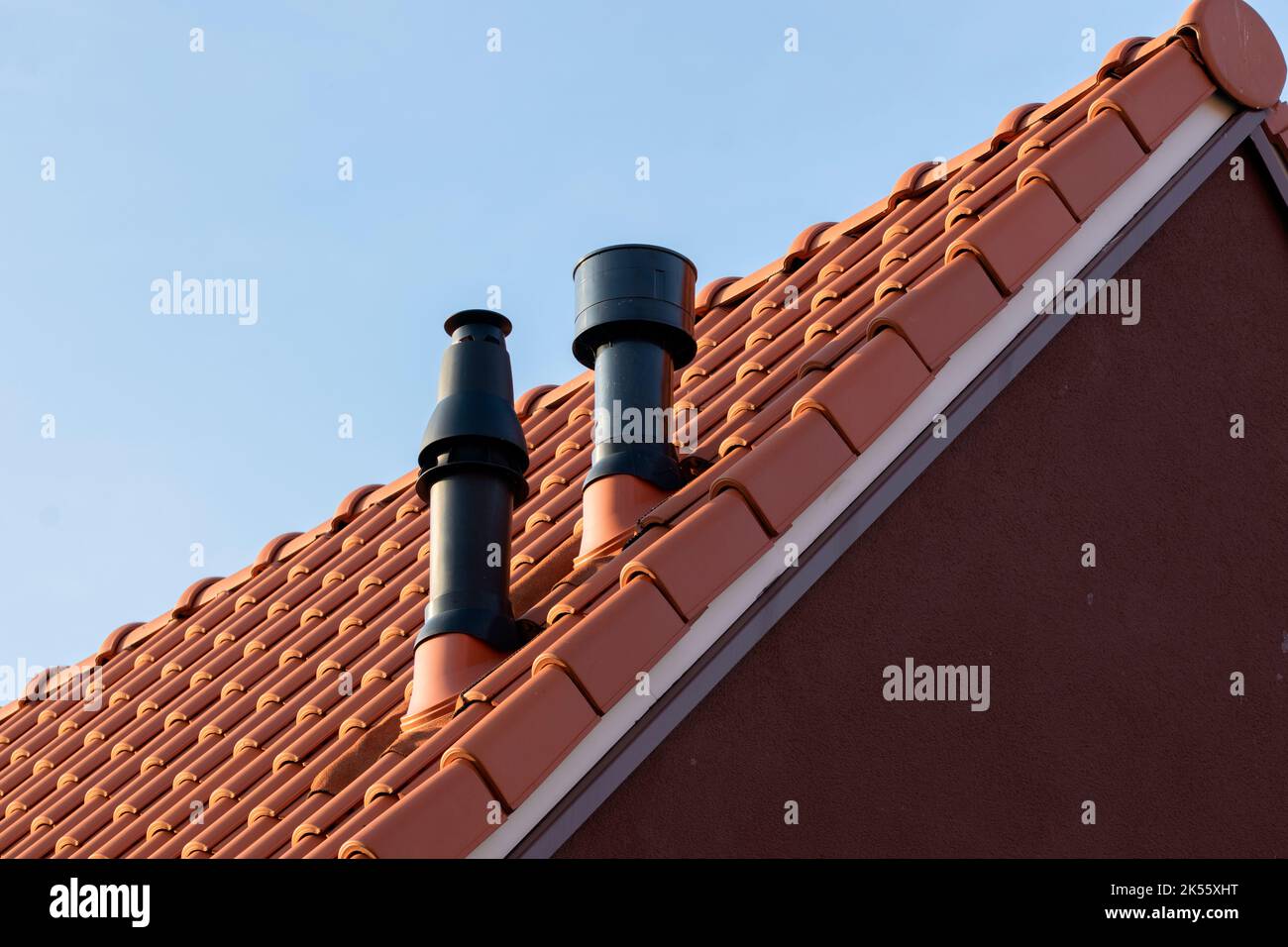 Two Chimneys At Amsterdam The Netherlands 22-9-2022 Stock Photo - Alamy