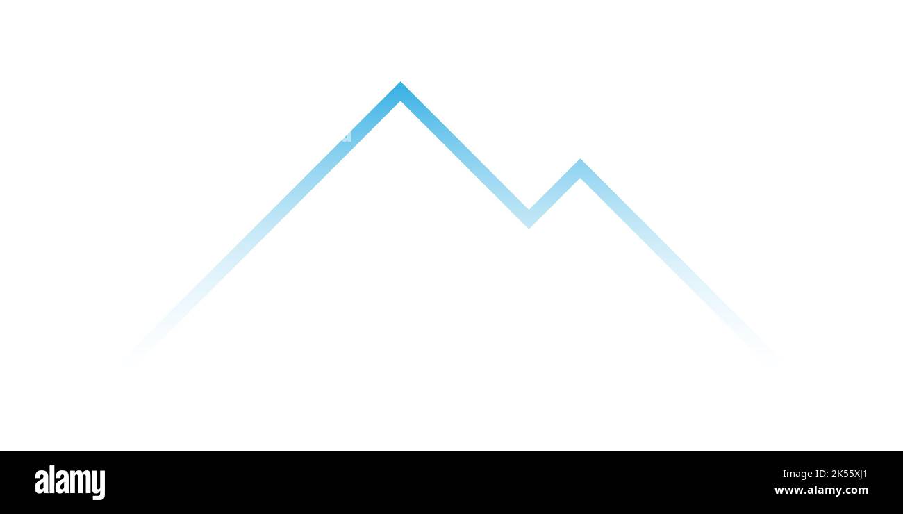 Mountains icon symbol logo simple design Stock Vector Image & Art - Alamy