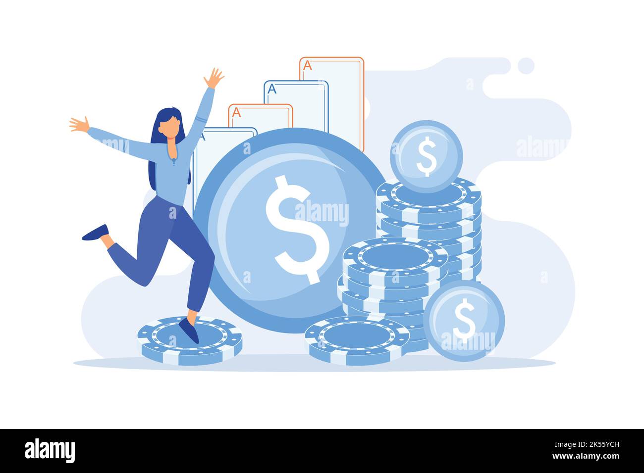 Winning lottery pool Stock Vector Images - Alamy