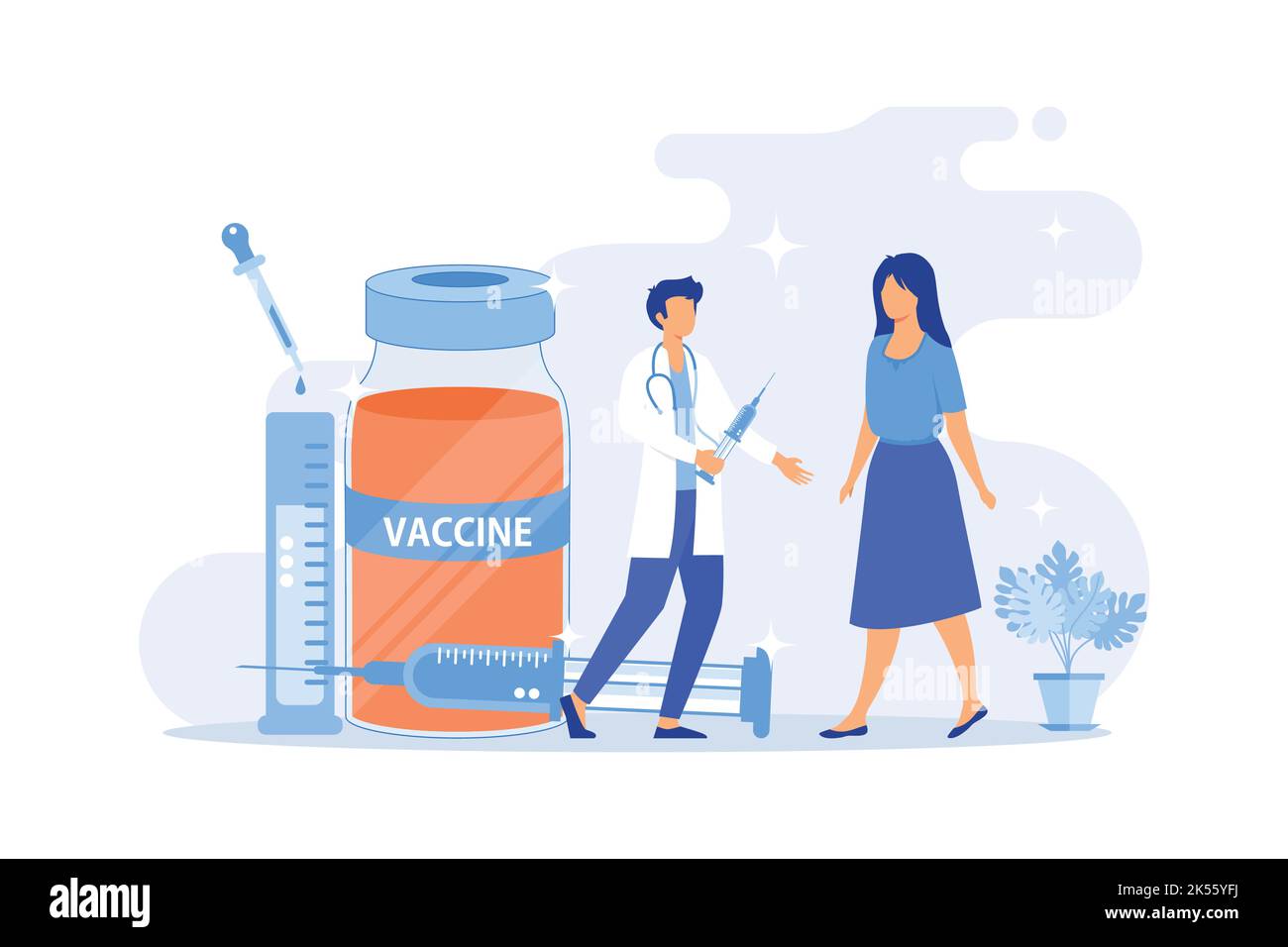 Vaccination of preteens and teens abstract concept vector illustration ... Vaccination of preteens and teens abstract concept vector illustration ...