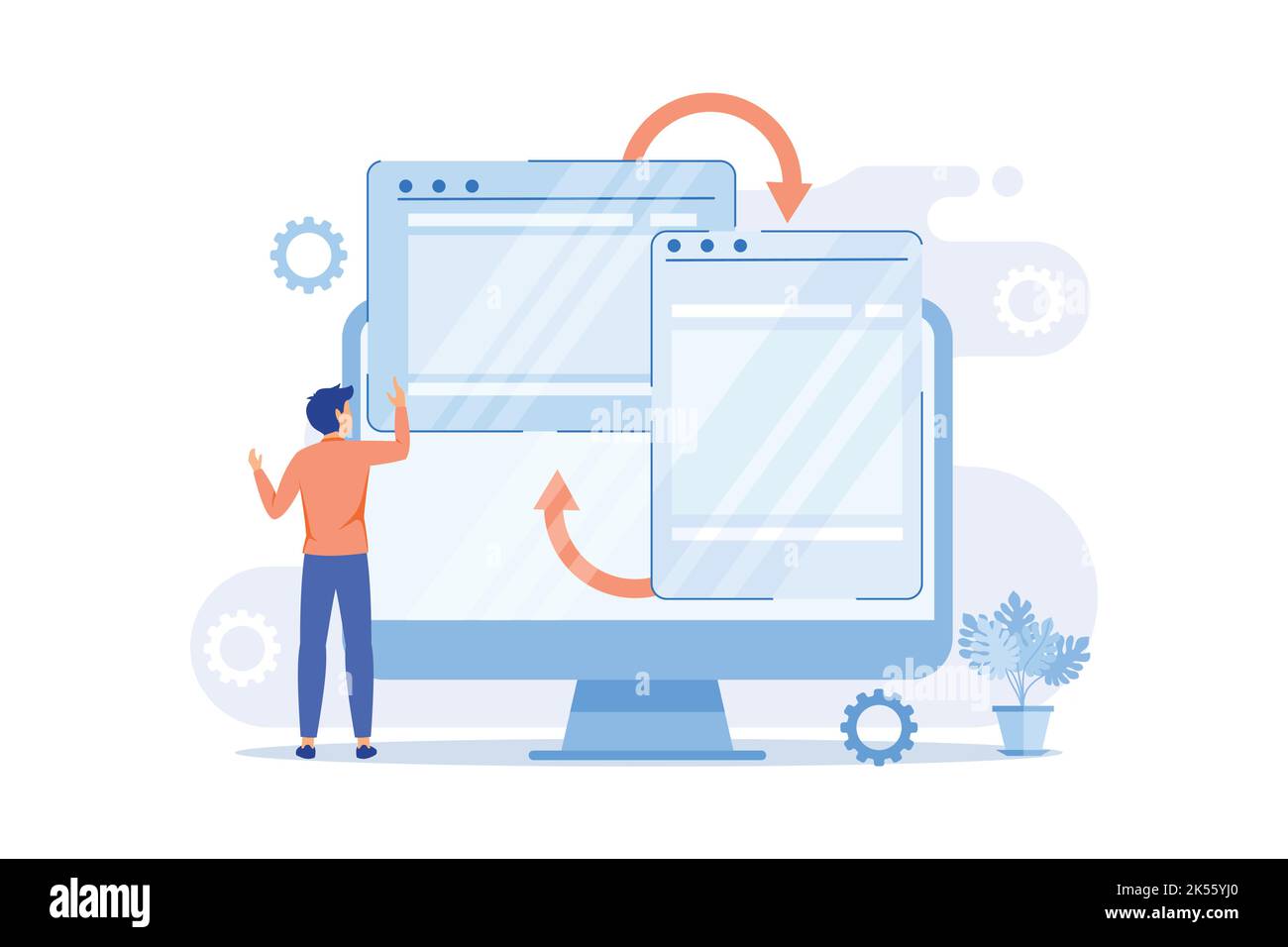 Design Development Stock Vector Images Alamy