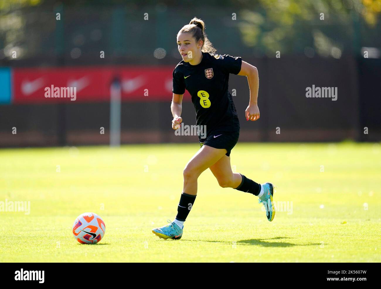 England's Ella Toone during a media session at The Lensbury Resort ...