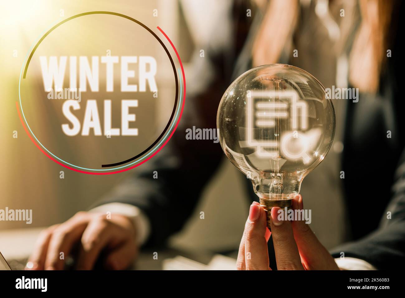 Hand writing sign Winter Sale, Word Written on Discounts offered at the ...