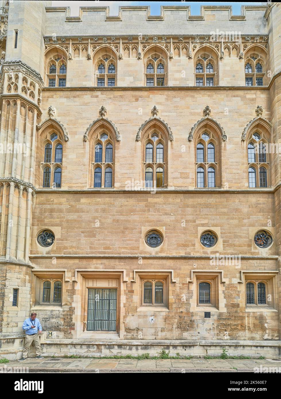 The Old Schools offices, administrative headquarters of the university ...